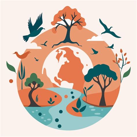 El día mundial de la vida silvestre de los animales dibujado a mano