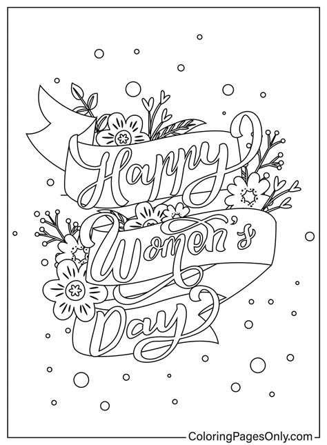 Womans Day Coloring Pages [2025]