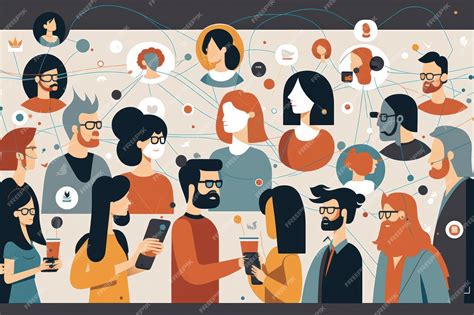 Premium Photo People With Devices Social Network Concept Beautiful