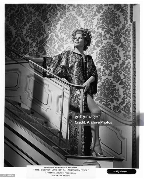 Anne Jackson Walks Down A Staircase In A Scene From The Film The