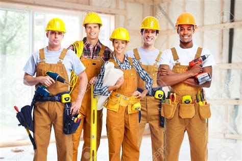 Group Of Construction Workers Stock Photo Worker Fs Pinterest