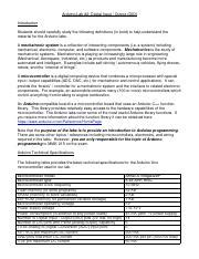 Arduino Lab 2 Pdf Arduino Lab 2 Digital Input Output DIO Introduction Babes Should