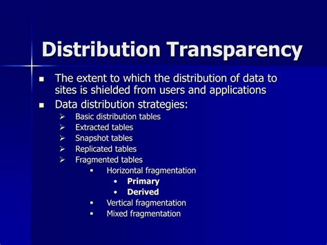 Ppt Distributed Database Systems Powerpoint Presentation Free