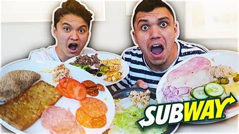 Subway Taste Test Challenge With Every Single Topping Youtube