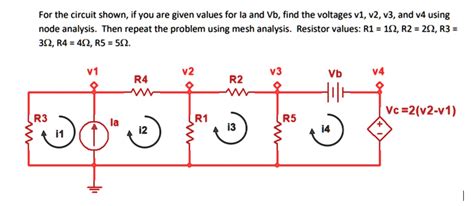 Video Solution Set Up Work If Given Values For The Circuit Shown If