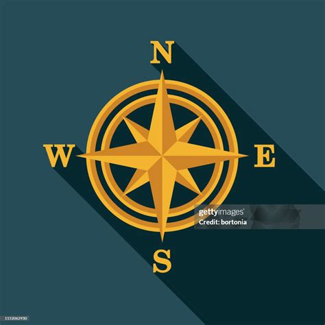 Compass Map Icon High Res Vector Graphic Getty Images