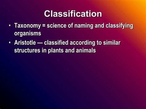 Levels Of Classification Pptx Biological Sciences Science