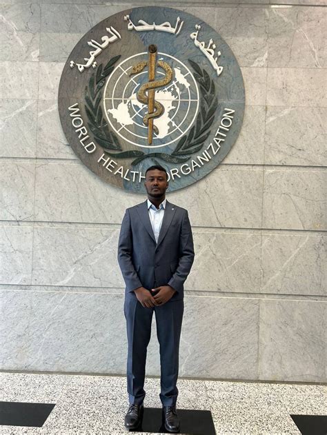 สำนักวิชาวิทยาศาสตร์สุขภาพ ขอแสดงความยินดีกับ Mr Abdirahman Khalif