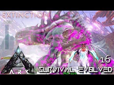 ARK EXTINCTION KING TITAN BETA BOSS BATTLE ASCENSION ARK SURVIVAL EVOLVED E YouTube
