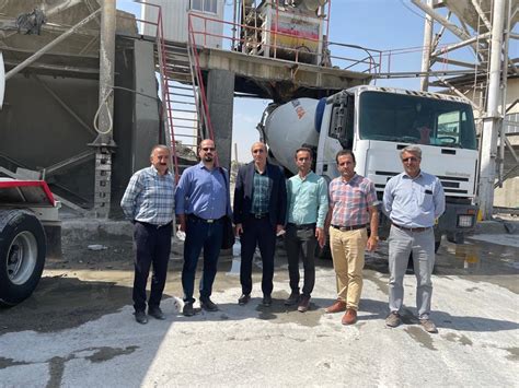 بازدید از خط تولید بتن آماده و قطعات بتنی انجمن صنفی کارفرمایی