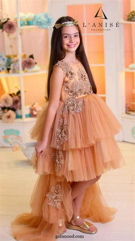 مدل لباس مجلسی دخترانه ۱۲ ساله 2024 مناسب تالار برای دختر خانم‌های