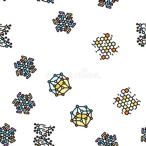 Molecular Science Chemistry Atom Vector Seamless Pattern Stock Vector Illustration Of Chemical