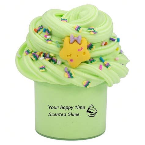 70ml Diy Scented Butter Slime Kit With Chicken Star Charms Fluffy