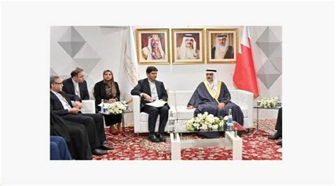 وفد برلماني إيراني يلتقي رئيس مجلس النواب البحريني
