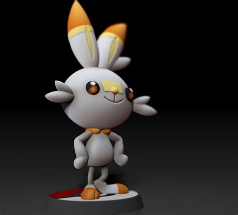 Scorbunny PokÉmon Figurine PokÉmon Unite Edream Makers