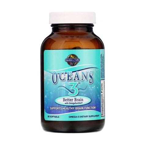 Диетическая добавка в желатиновых капсулах Garden of Life Oceans 3 ...