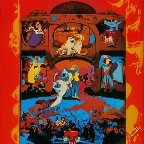 Poster Of An Epic 1980s Animation Film Titled Streaming Service