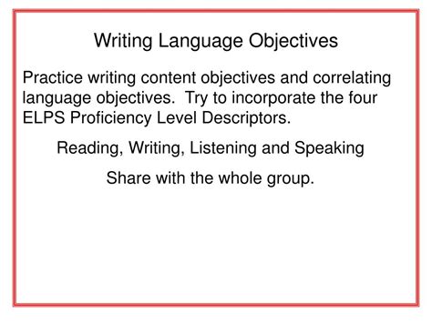 Ppt English Language Proficiency Standards Elps In The Social