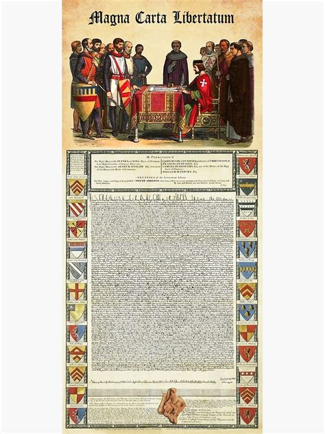 Magna Carta Libertatum Poster For Sale By Daniel Hagerman Redbubble