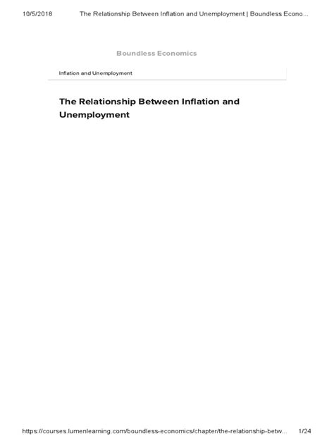The Philip Curve Pdf Phillips Curve Nairu