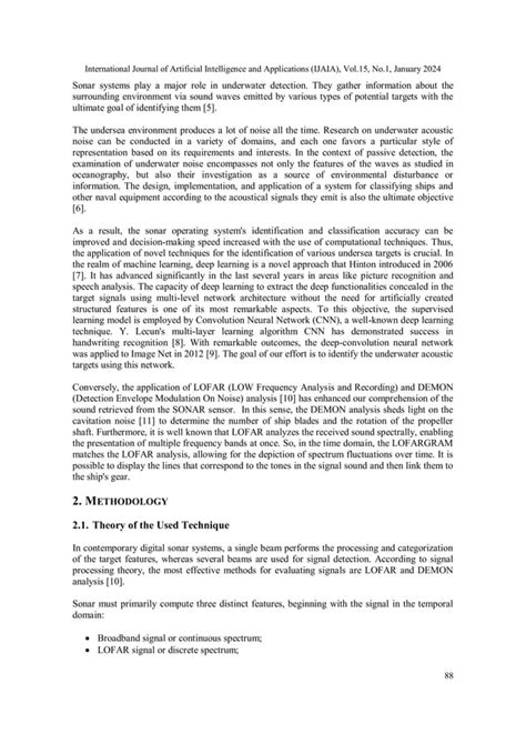 Passive Sonar Detection And Classification Based On Demon Lofar