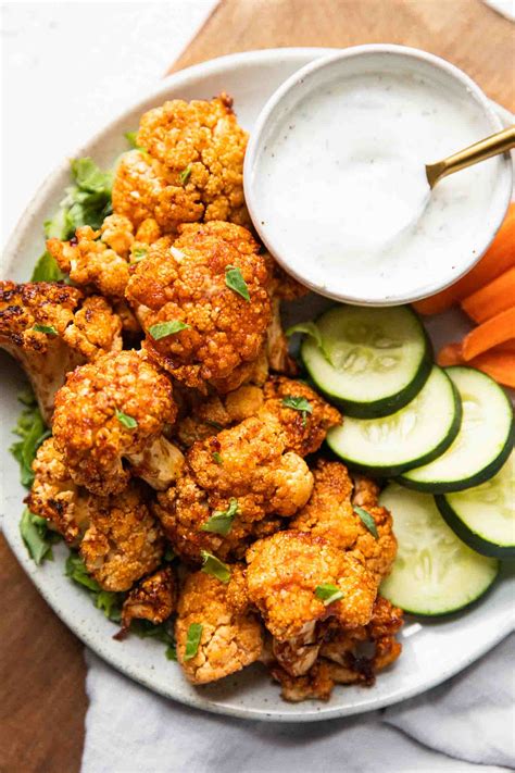 Buffalo Cauliflower Recipe Air Fryer Jar Of Lemons