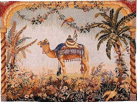 Camel Tapestry Aubusson Tapestry French Wall Hanging Tapestries