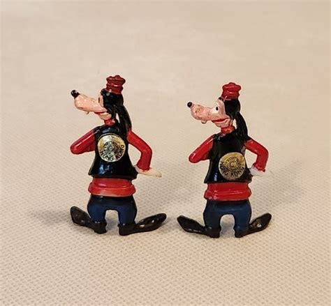 Marx Disneykins Tinykins Goofy X2 Plastic Figurines Ebay