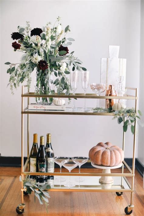 Holiday Bar Cart Ideas Tips Themes And Styling