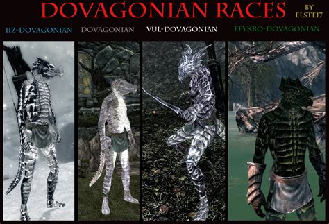 Dovagonian Races At Skyrim Nexus Mods And Community
