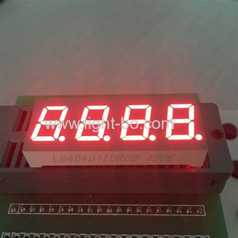 4 Digit 0 4 Ultra Bright Blue Common Anode 7 Segment Led Display For Temperature Indicator