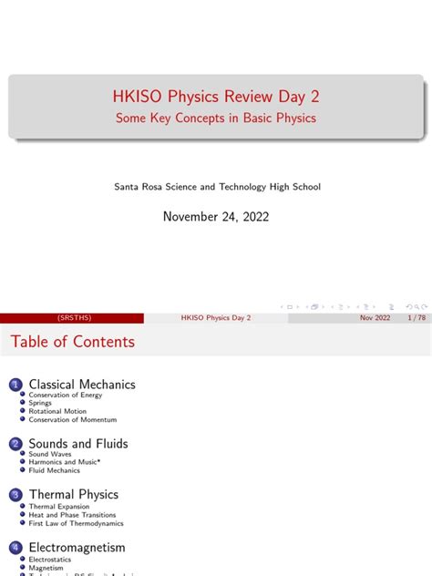 Hkiso Physics Pdf Rotation Around A Fixed Axis Momentum