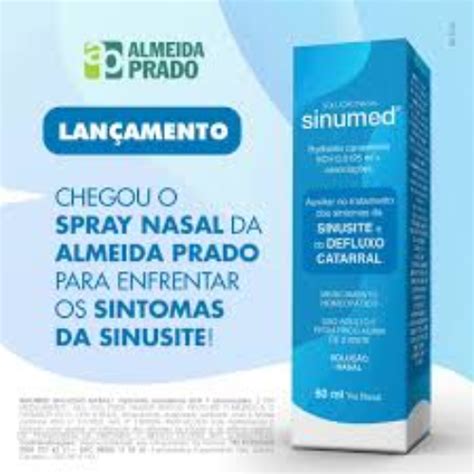 Sinumed SoluÇÃo Nasal Spray Sinusite Defluxo Catarral Dor CabeÇa