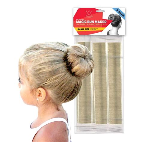 Hay 3 Piece Hair Bun Maker Easy Fast Snap And Roll Bun Hair Tool