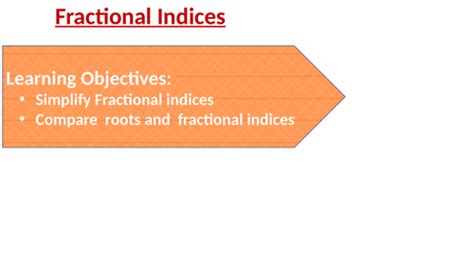 Complete Lesson Fractional Indices Ppt Worksheet And Answer Sheet