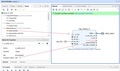Nexys A7 100t Ddr2 Example Implements With Timing And Design Errors In