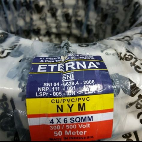 Jual Kabel Listrik NYM X X X Mm X Mm Eterna Meteran Eceran Ecer Kota Medan Future