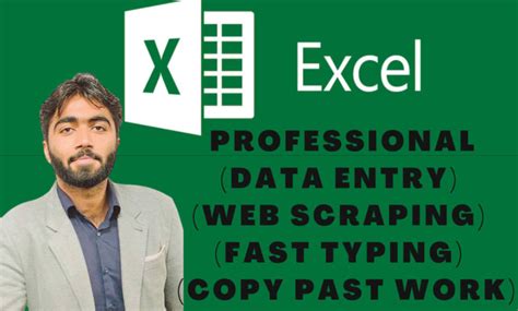 do perfect data entry web scraping copy paste using excel by musahab