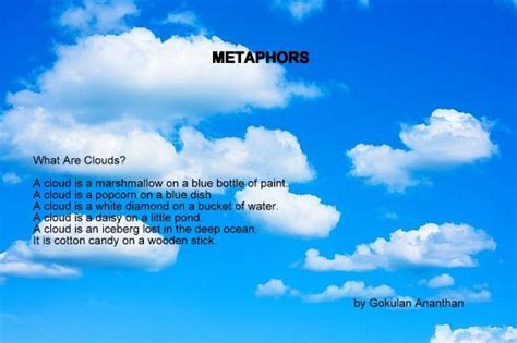Could Metaphors Clouds Sky And Clouds Metaphor