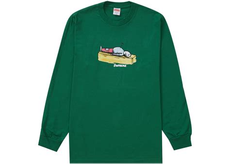 Supreme Neil Blender Arrow Ls Tee Pine Mens Fw23 Us