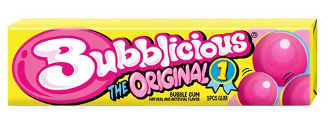 Bubblicious 5pc Original Bubble Gum Australia Taras Candy Bar