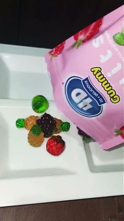 Asmr Opening 3d Gummy Fruits 🍬 Shorts Youtube