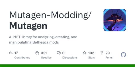 GitHub Mutagen Modding Mutagen A NET Library For Analyzing