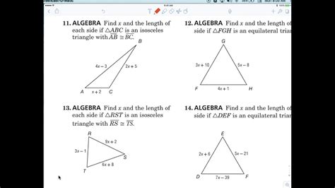geometry section 4 1 youtube