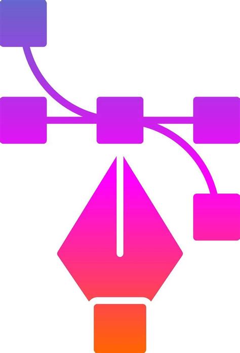 Vector Glyph Gradient Icon 38885511 Vector Art At Vecteezy