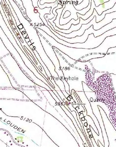 Devils Backbone Geological Devilish Locations On