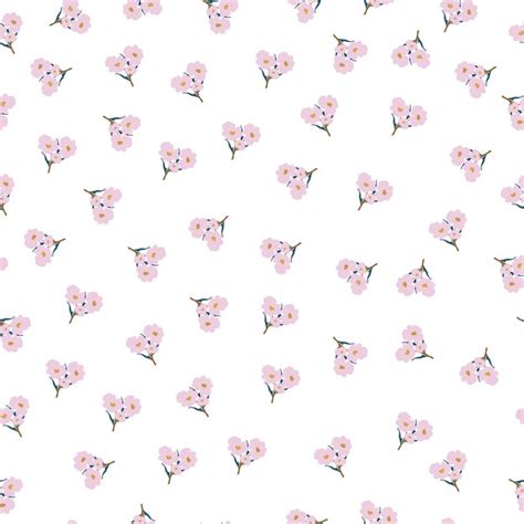 Premium Vector Flowers Seamless Pattern