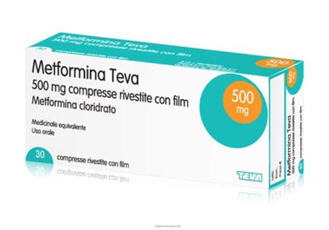 Metformina Teva 30 Compresse 500mg Bugiardino Cod 035195205