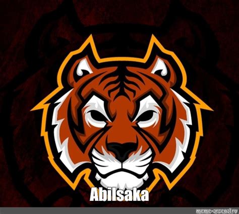 Создать мем Tiger Force лого тигр страшный логотип тигра Картинки Meme