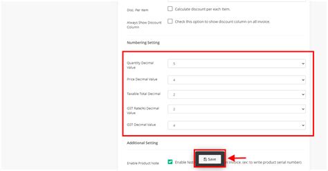 How To Modify The Decimal Value For Quantity Price Taxable And GST Free GST Billing